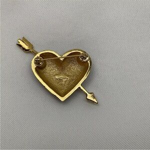 Avon | Jewelry | Vintage Avon 996 Hearts Afire Red Enamel Heart Arrow ...